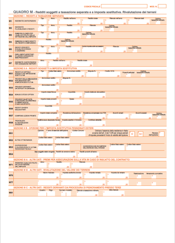 Modello 730/2025: nuovi quadri M e T - CCG Udine